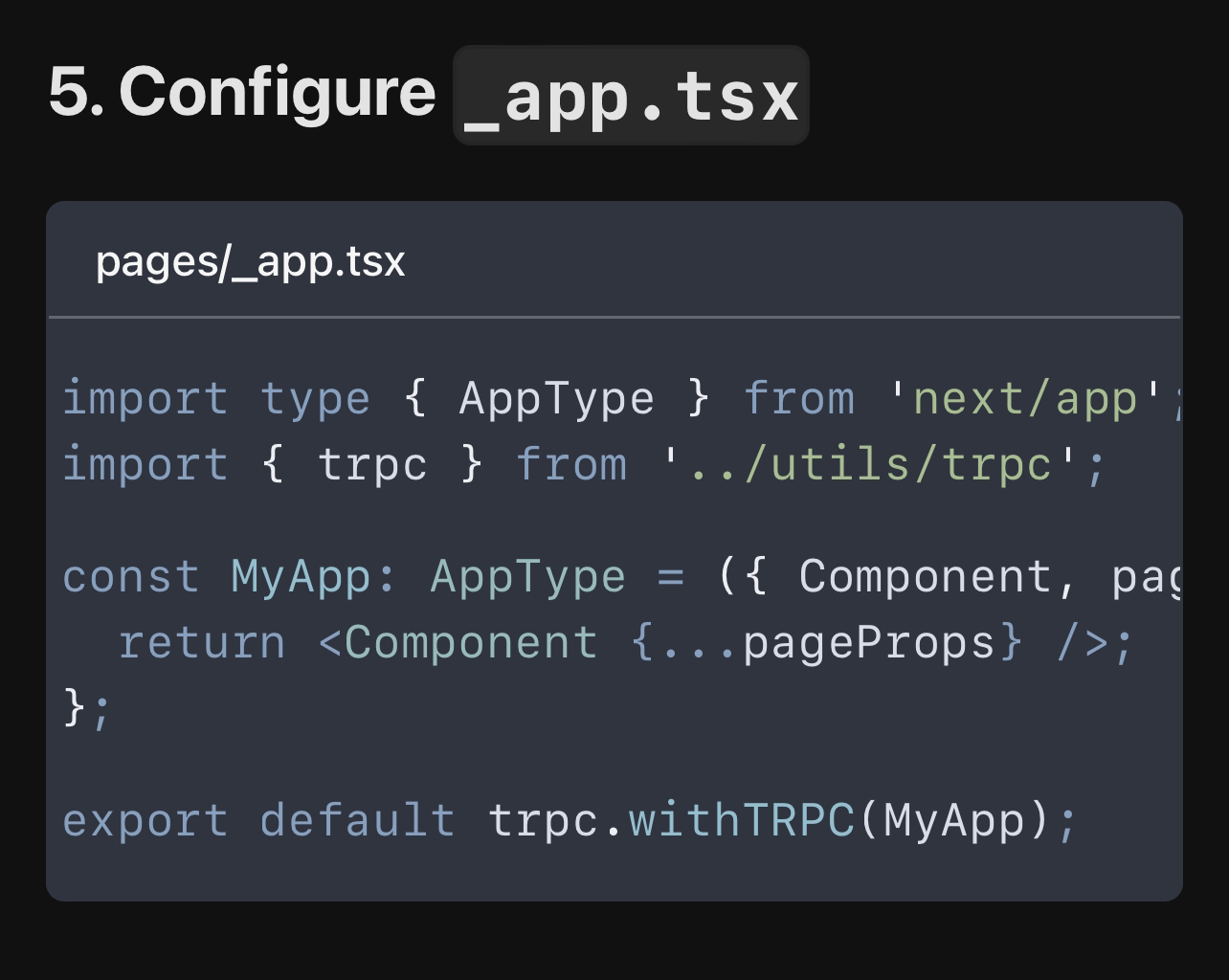 I was trying to setup TRPC in NextJS, but I am getting this error somehow, no idea why it is? - tRPC