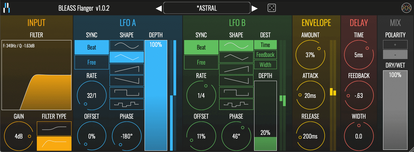 BLEASS Flanger — Free Audio Plugin | PausePlayRepeat