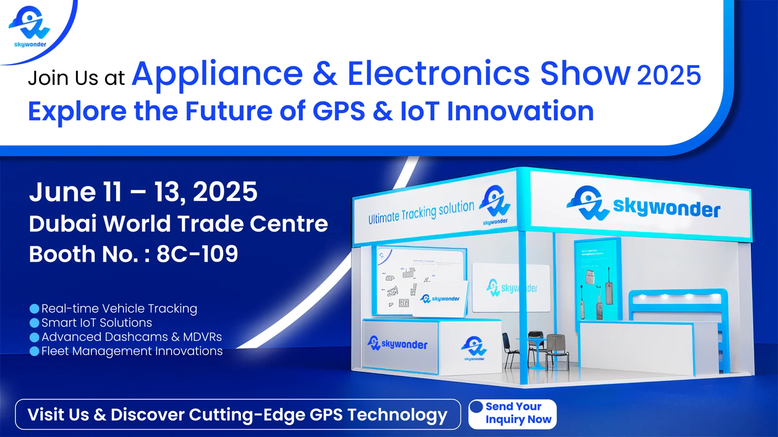 SkywonderGPS at Dubai IoT Electronics Show 2025