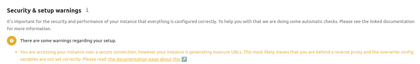 Yeah, I'm getting this error in Nextcloud which makes sense knowing ...