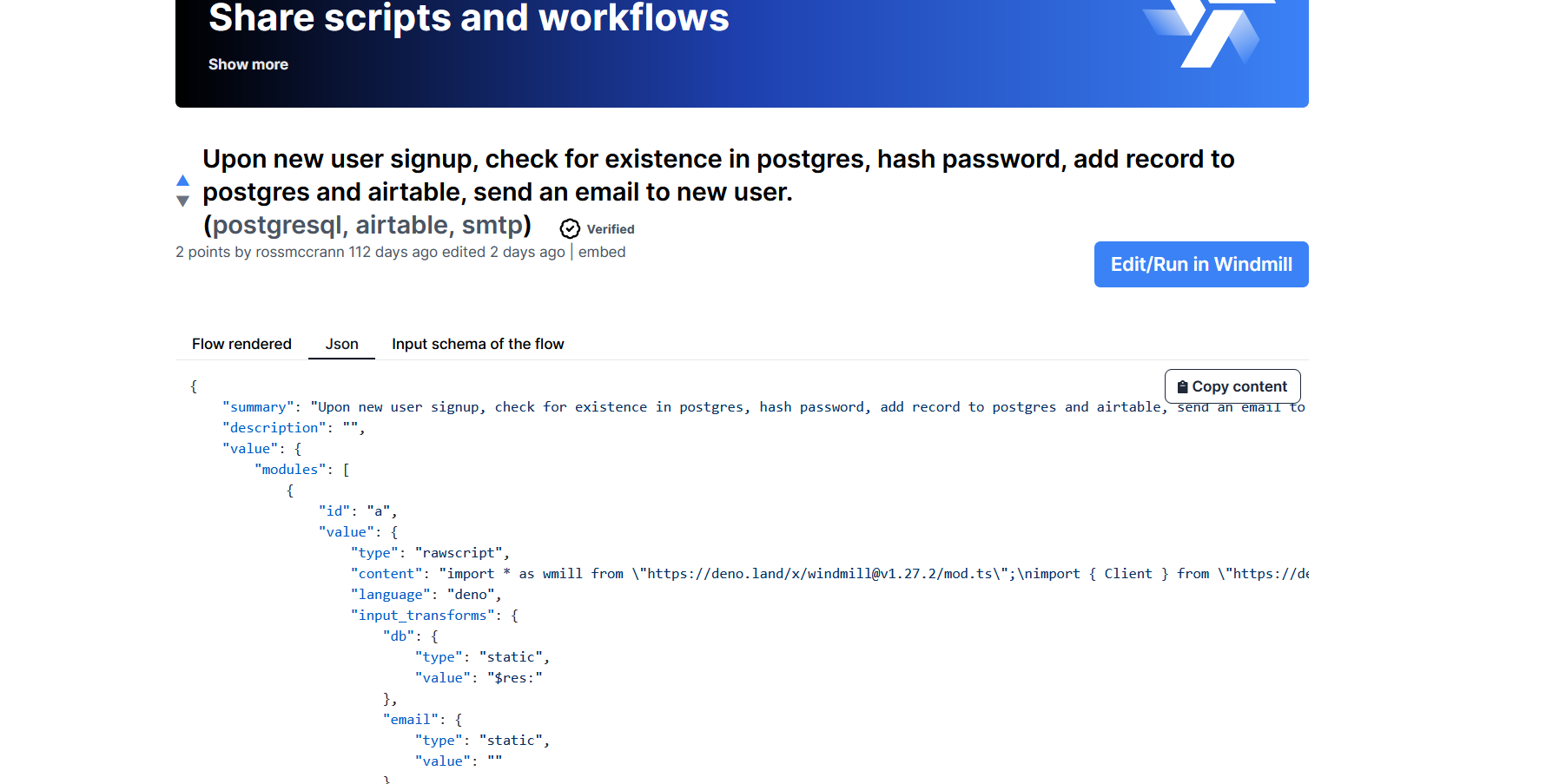 You can now see the flow status as a graph To load this particular example and run it: https ...