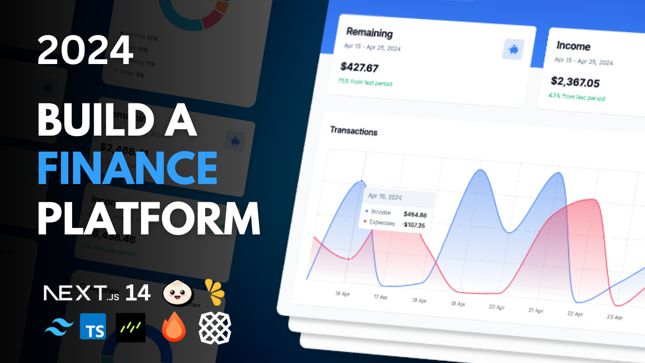 Build a Finance Platform - Code With Antonio