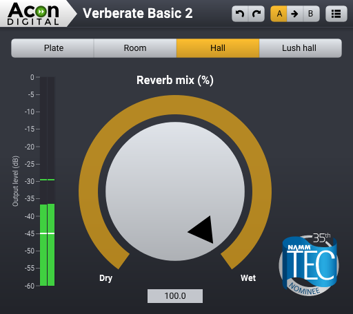 Verberate Basic 2 — Free Audio Plugin | PausePlayRepeat