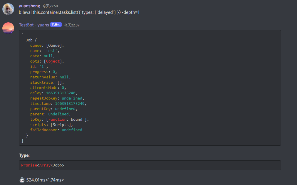 the scheduled tasks isn't running, i have this example code ```ts ...
