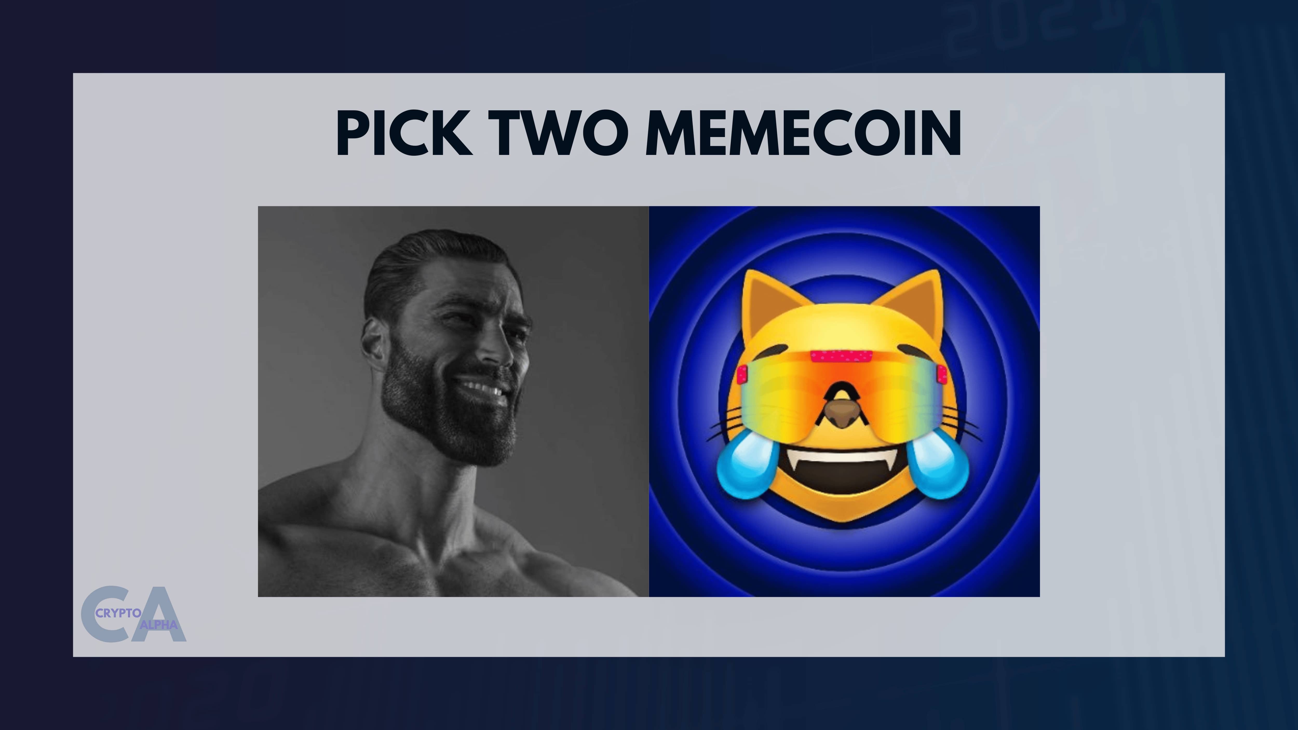 (Alpha) Weekly Altcoin Review: PICK TWO MEMES