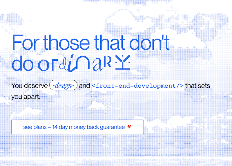 lowercase - design and development done different