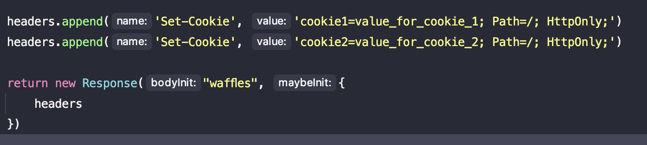 The spec is more or less 'make sure you handle this niche header' > Because `Set-Cookie` headers ...