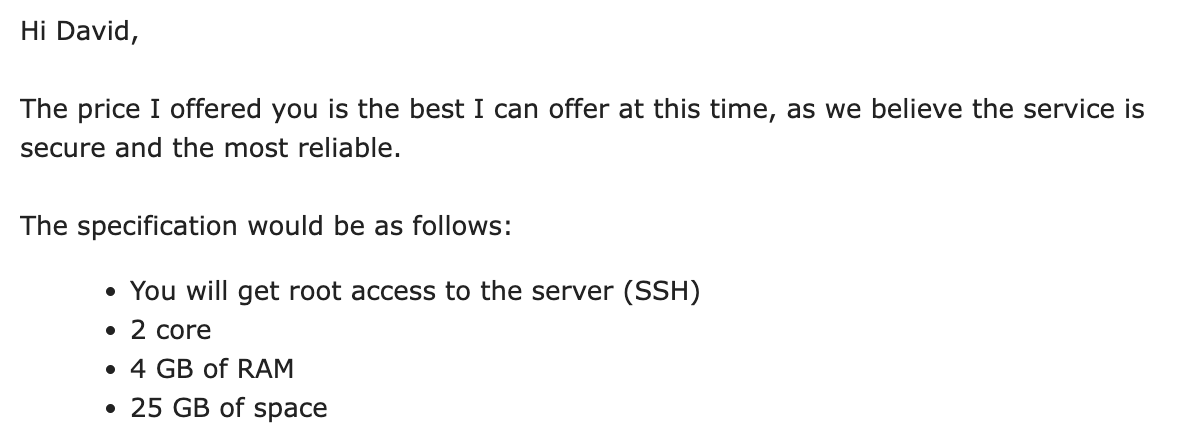 $250/m, plus $250 one time setup fee. - Cloudflare Developers