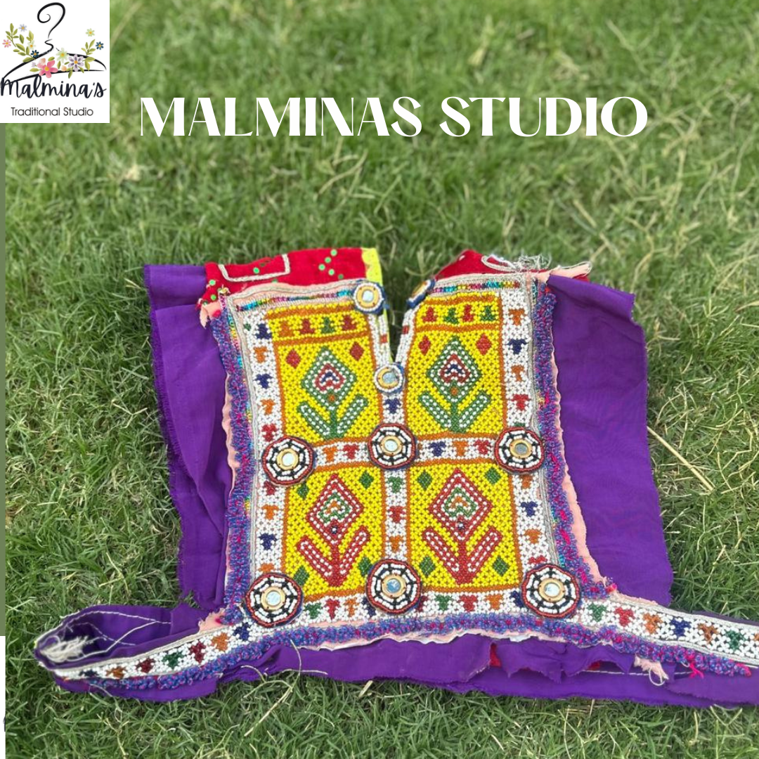 Embroidered Neck piece -Ethnic Statement Accessory | Malminas ...
