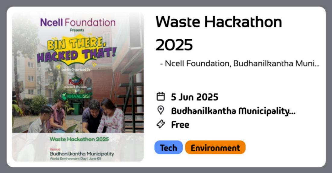 Waste Hackathon 2025