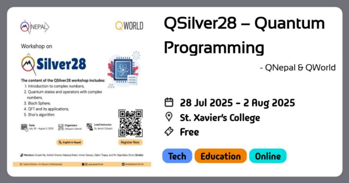 QSilver28 – Quantum Programming Workshop