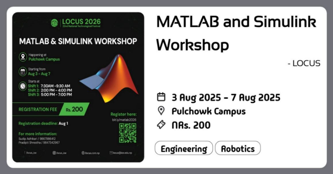 MATLAB and Simulink Workshop