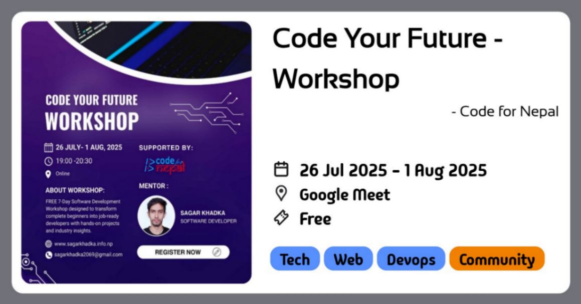 Code Your Future - Workshop