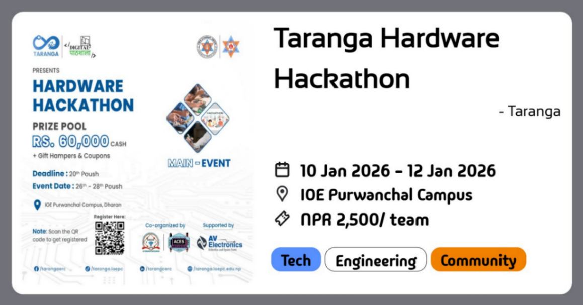 Taranga Hardware Hackathon