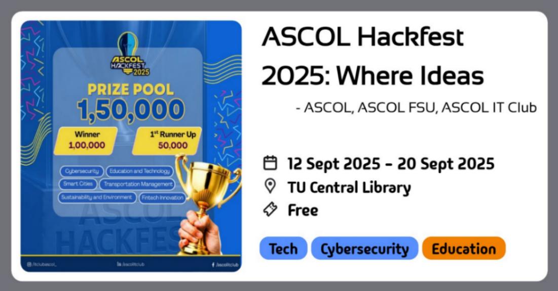 ASCOL Hackfest 2025: Where Ideas Meet Innovation