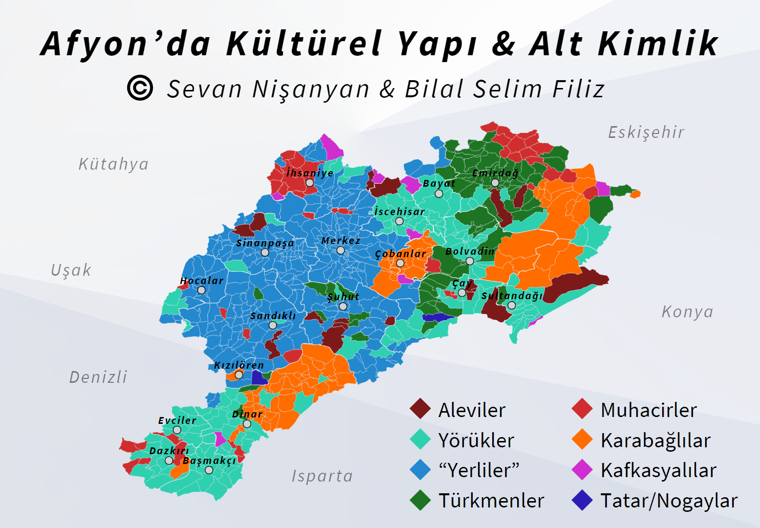 Afyon'da Kültürel Yapı & Alt Kimlik - Nişanyan Tarih Atlası
