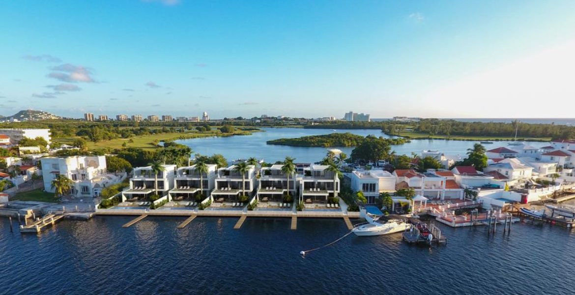New Construction Cupecoy Waterfront Villa With Boat Dock For Sale ...