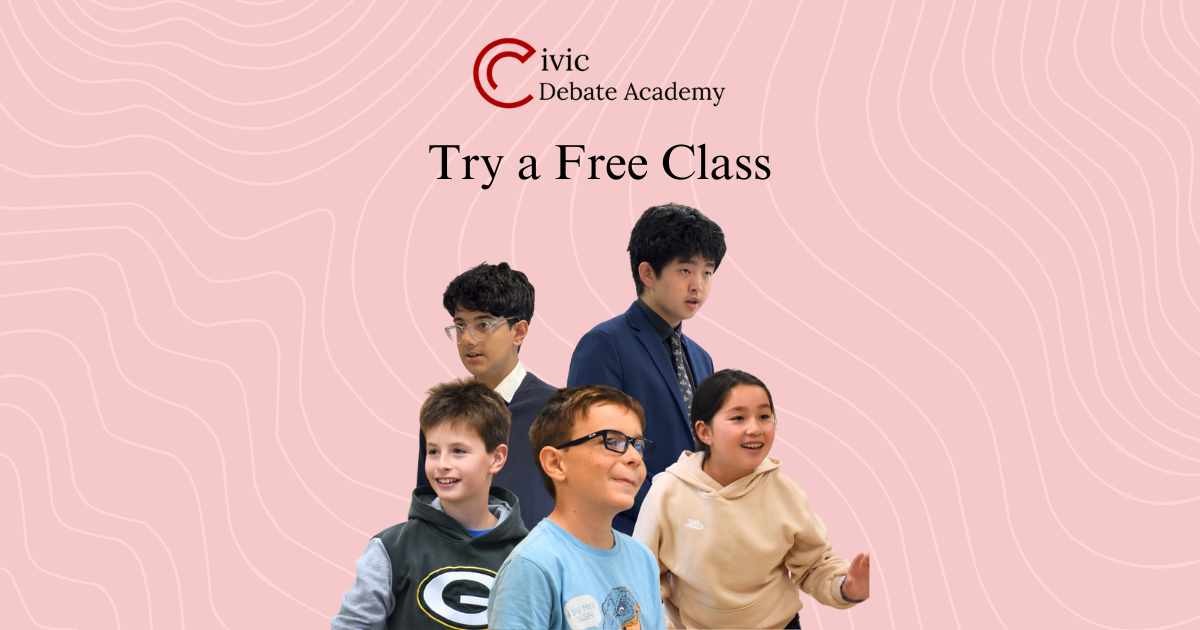 Try a Free Speech and Debate Class