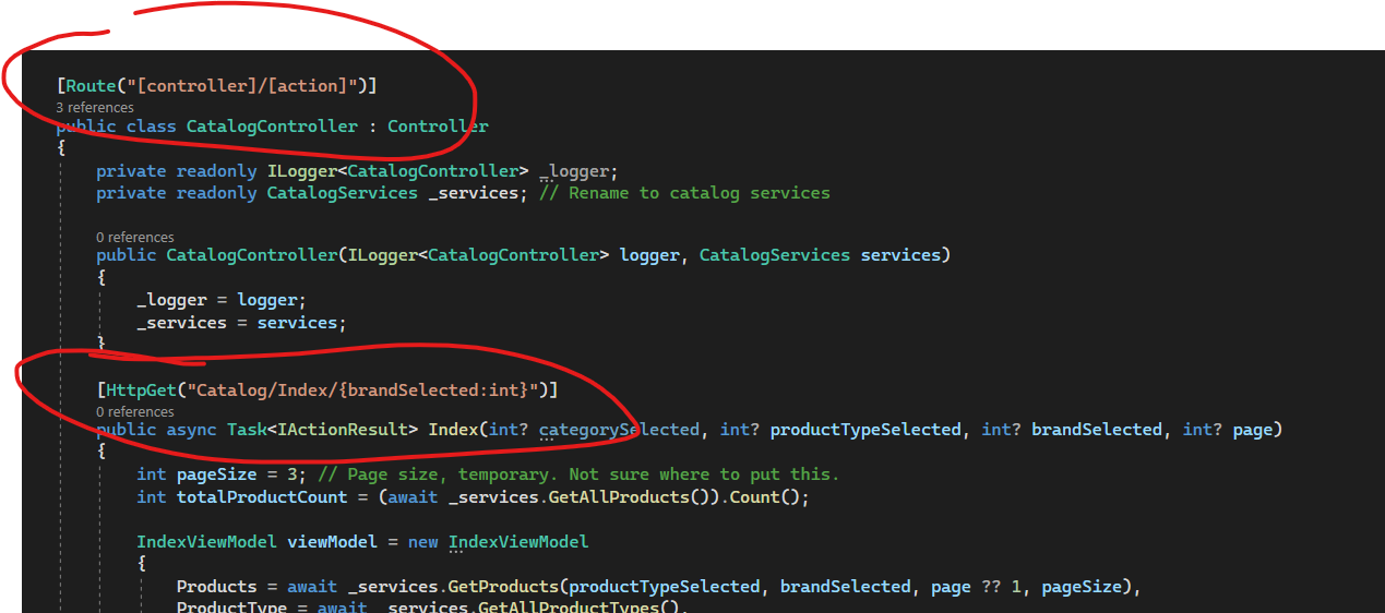 Help with MVC web shop - C#