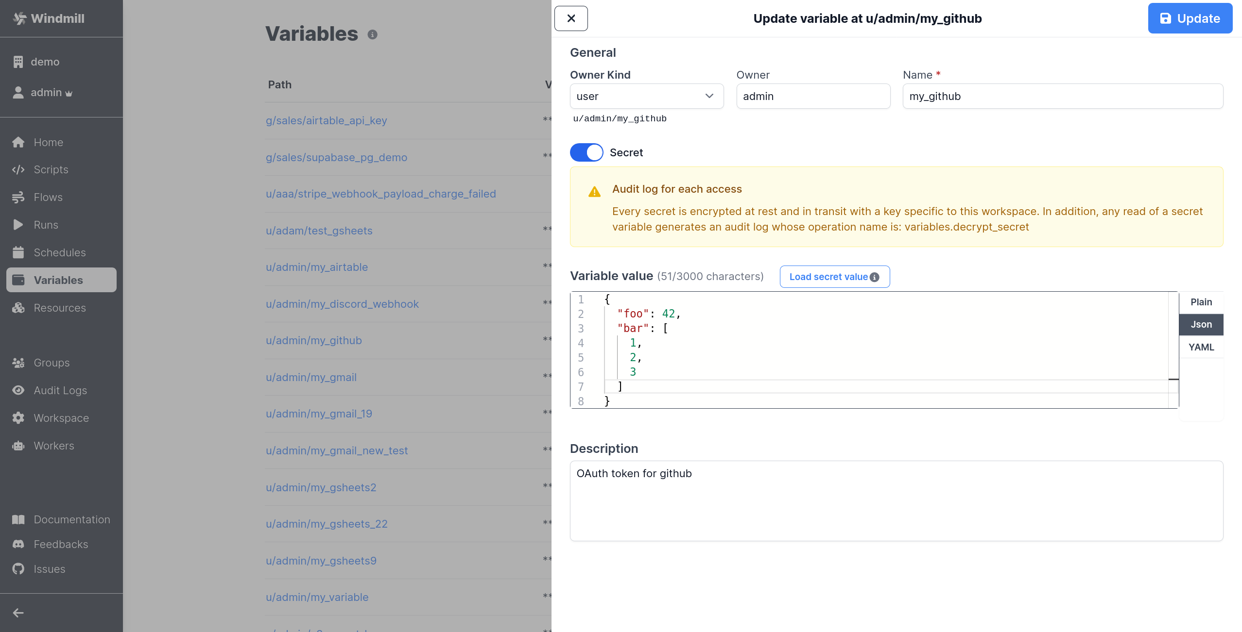 You can now see the flow status as a graph To load this particular example and run it: https ...