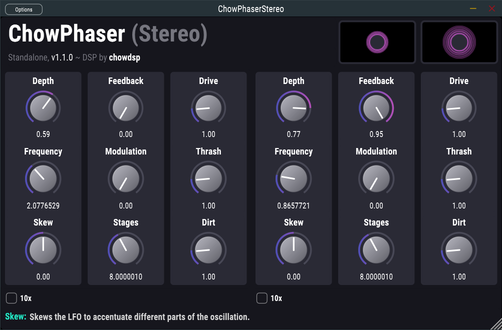 CHOW Phaser — Free Audio Plugin | PausePlayRepeat