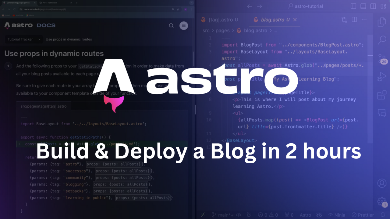 Workshop: Build & Deploy a blog with Astro - Code With Antonio