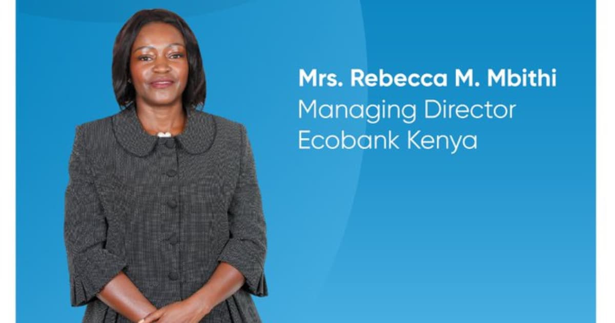 Ecobank Kenya Appoints Former Family Bank CEO Rebecca Mbithi as New ...