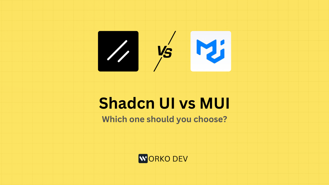 ShadCN UI vs MUI: Which One Should You Choose?